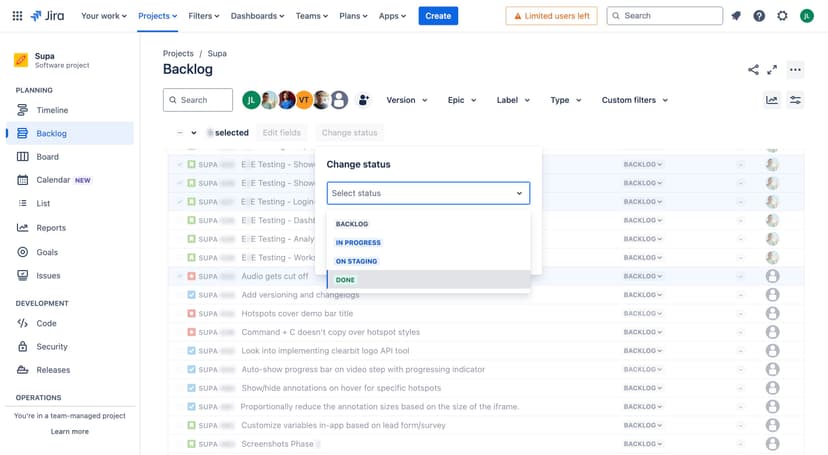 How to Bulk Change Issue Status in Jira