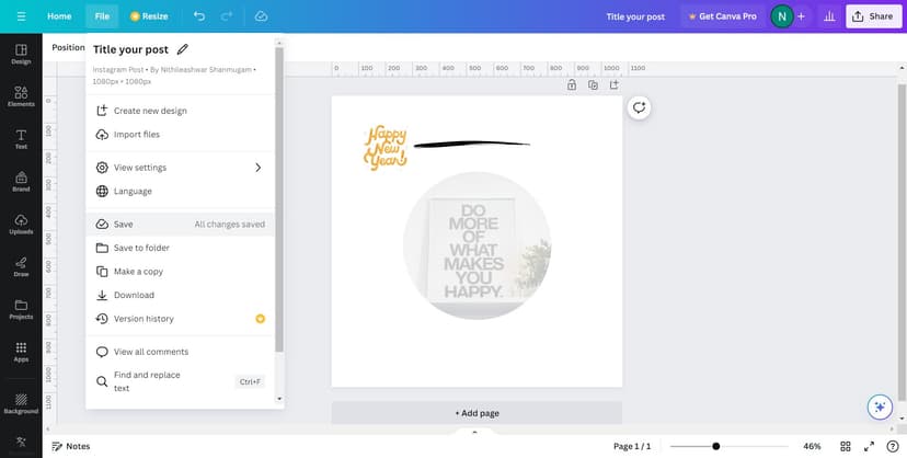 How to Save a Design in Canva | Step-by-Step