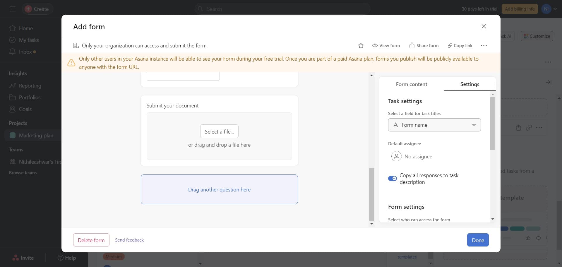 How to Create Forms in Asana | Tutorial