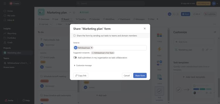 How to Create Forms in Asana | Tutorial