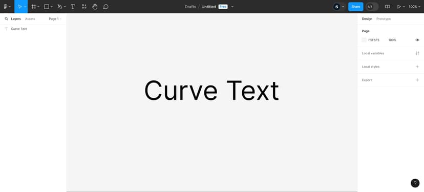 How to Curve Text in Figma | Step-by-Step