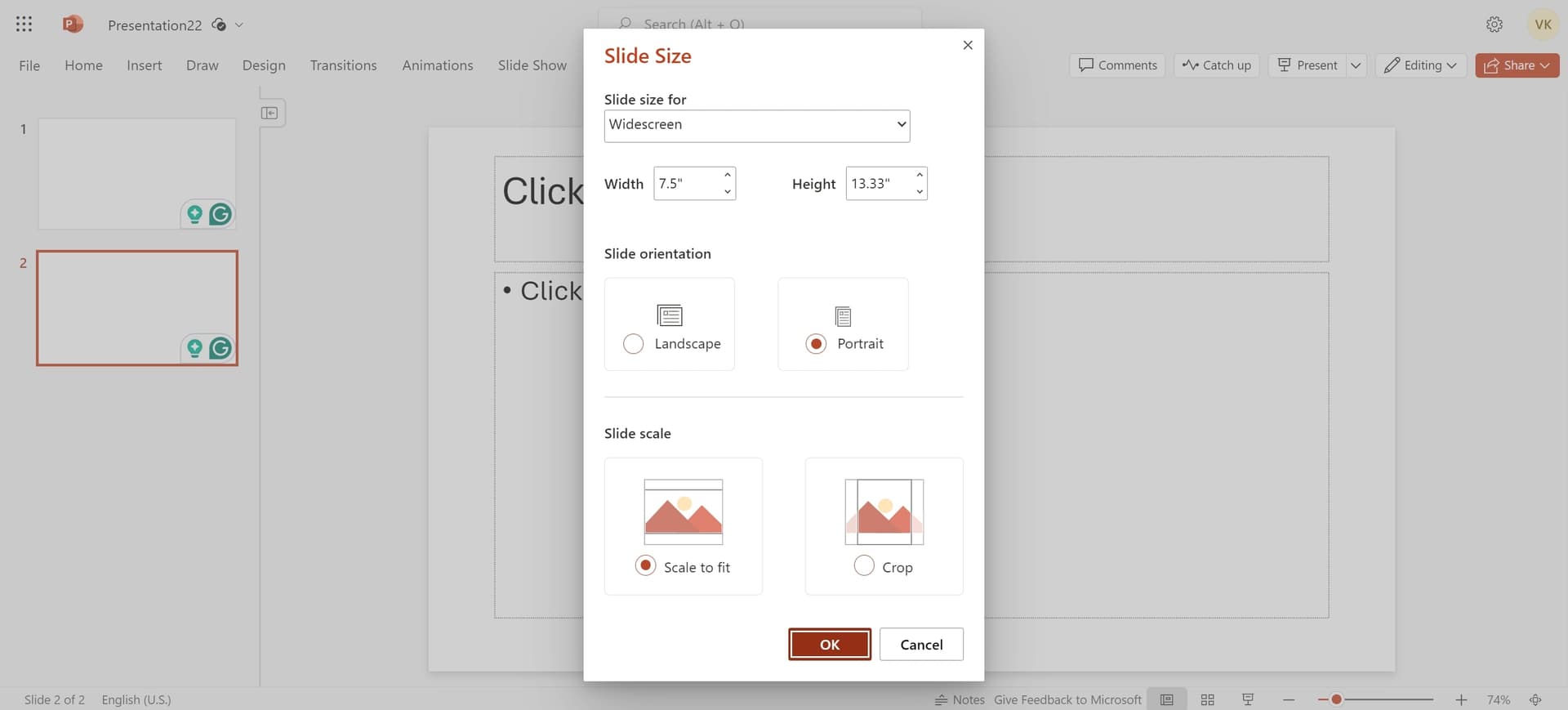 How to Change Slide Size in PowerPoint | Tutorial
