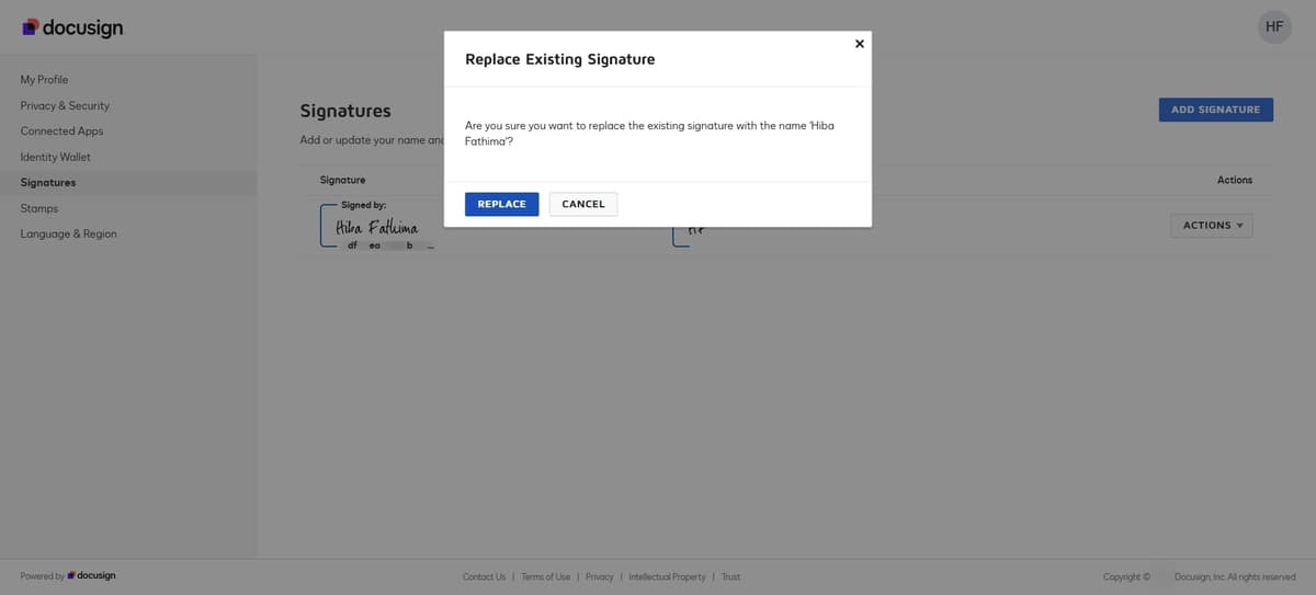 How to Change Your Signature in DocuSign | Tutorial