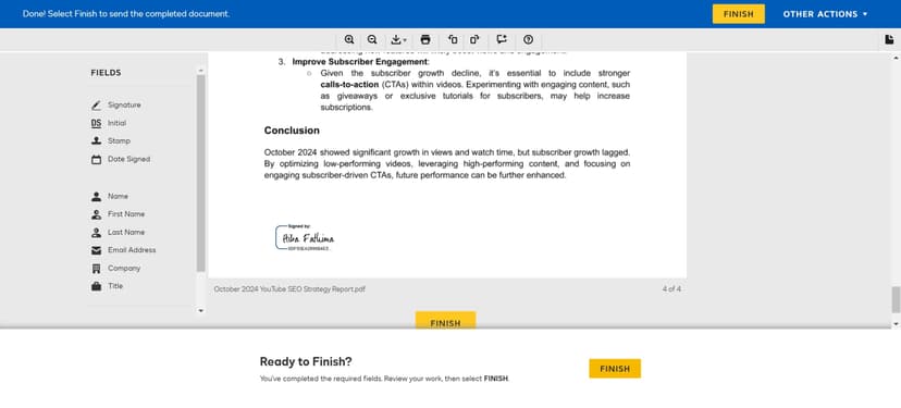 How to Sign PDF in DocuSign | Step-by-Step Tutorial