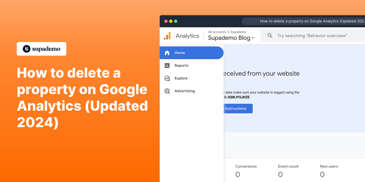 How to delete a property on Google Analytics (2024)