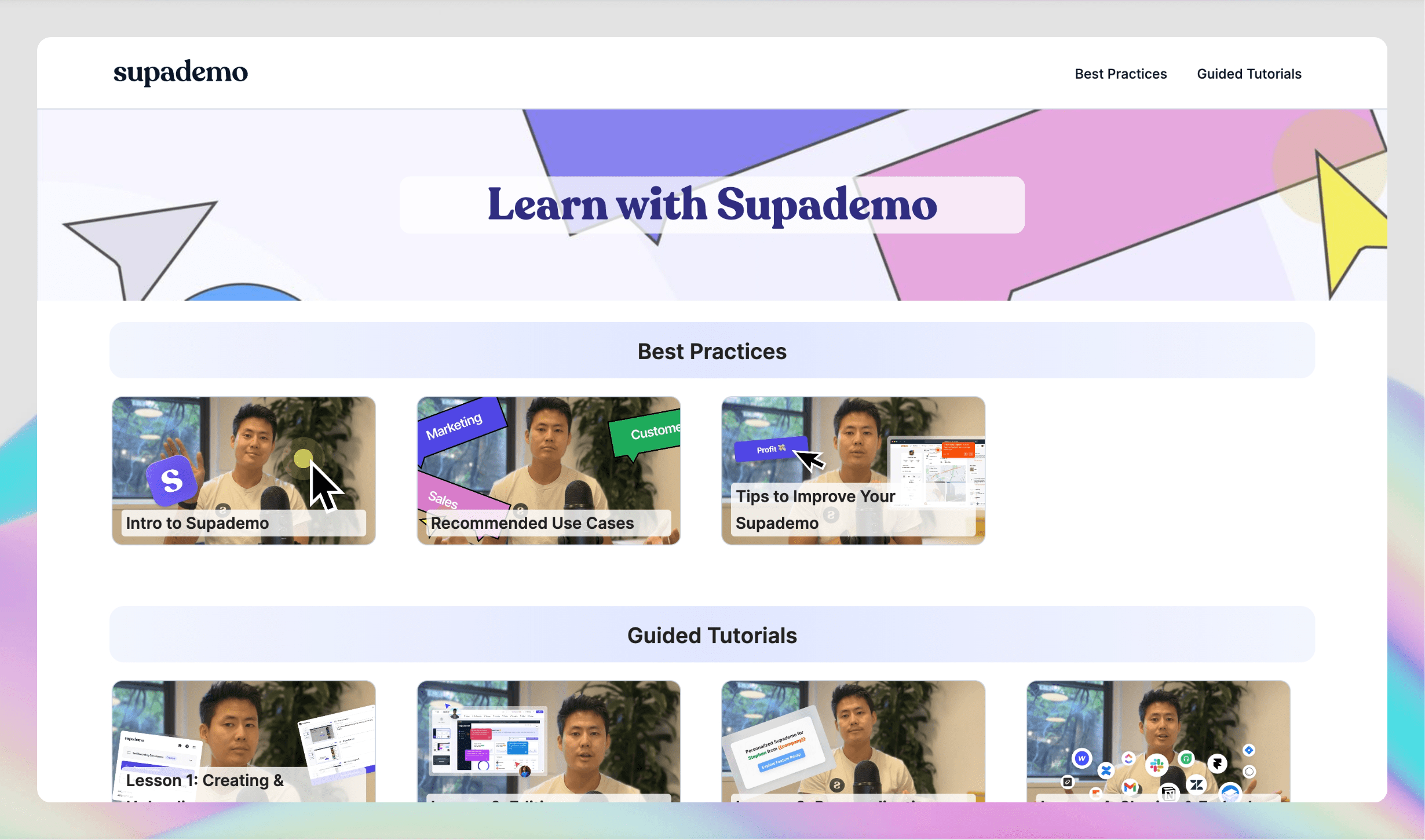 Introducing Supademo's Learning Academy